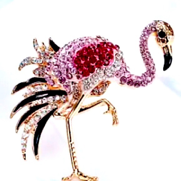Source Unknown | Jewelry | A Lovely Piece Pink Gold Sparking Crystal ...
